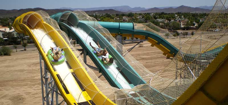 The 10 most wonderful water slides of the world